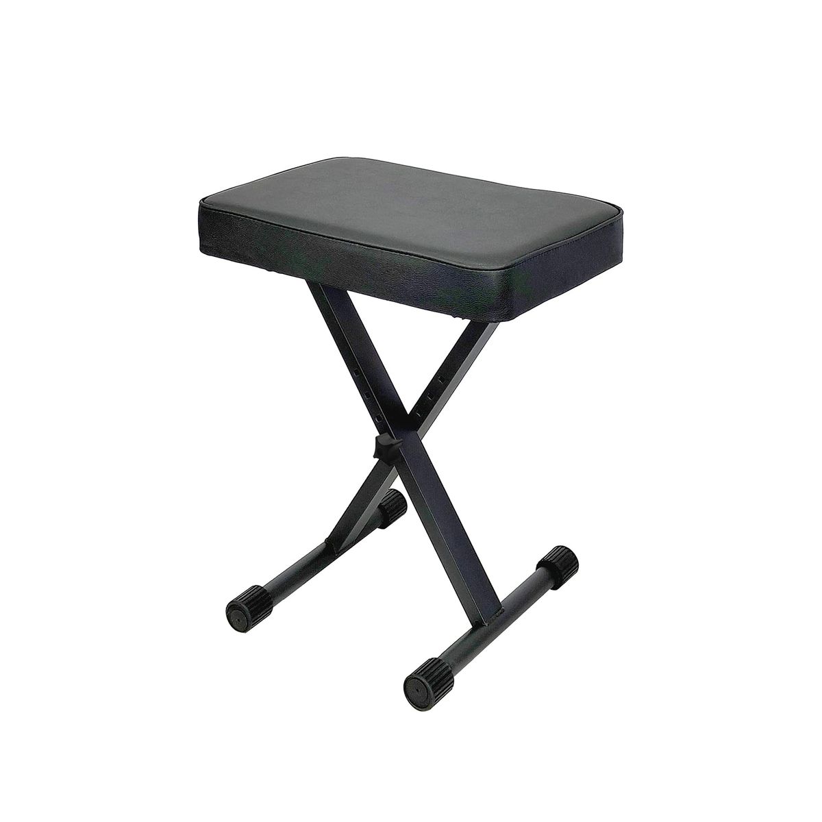 GET UNBOXED 4-Position X-Style Keyboard Stool Adjustable Piano Bench ...