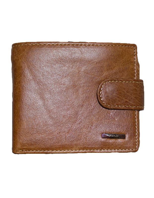 Fino DWS-811 Genuine Leather Bifold Card Holder Wallet with SD Card ...