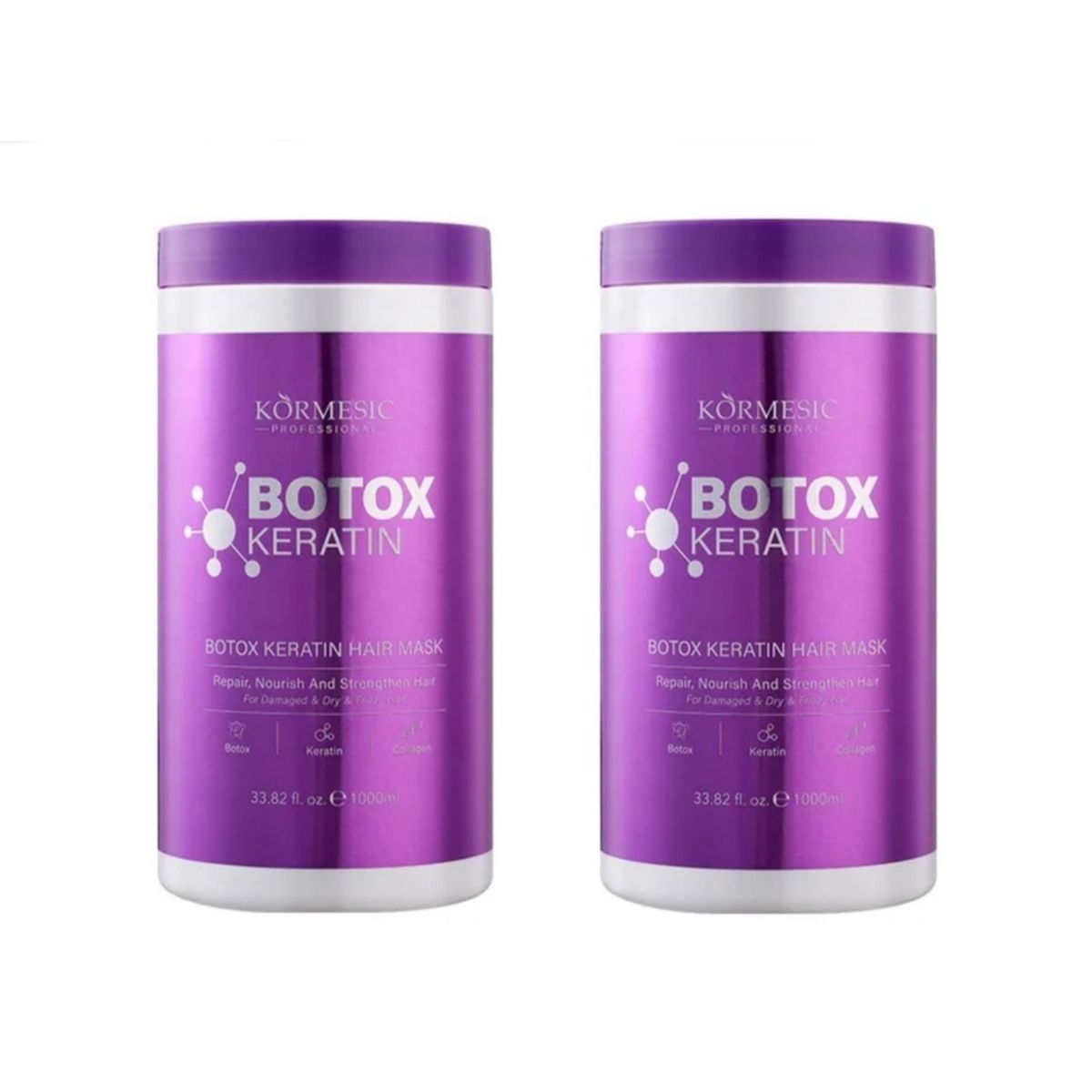 2 x 1000 ml Kormesic Botox Collagen Keratin Hair Mask | Shop Today. Get ...