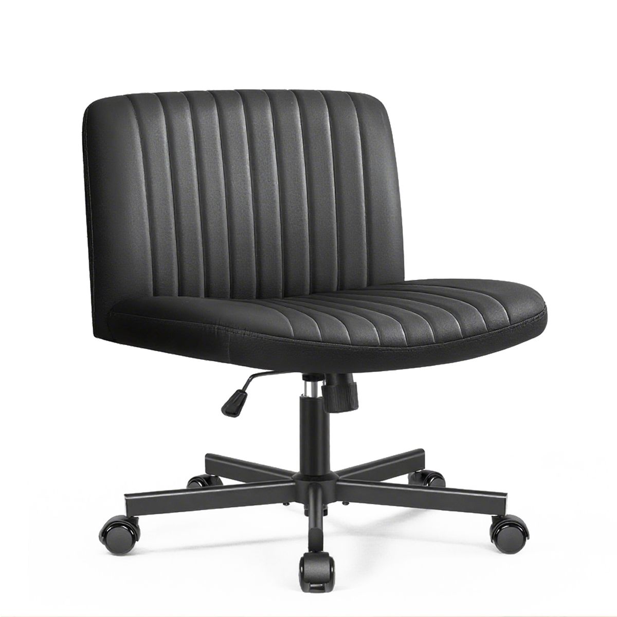 Multi-Purpose Leather Desk Chair - for Office, Study & Makeup Use ...