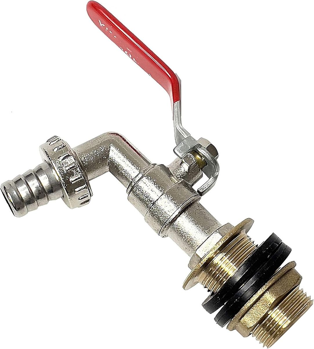 Tank screw connection + tap 16mm barrel screw connection | Shop Today ...