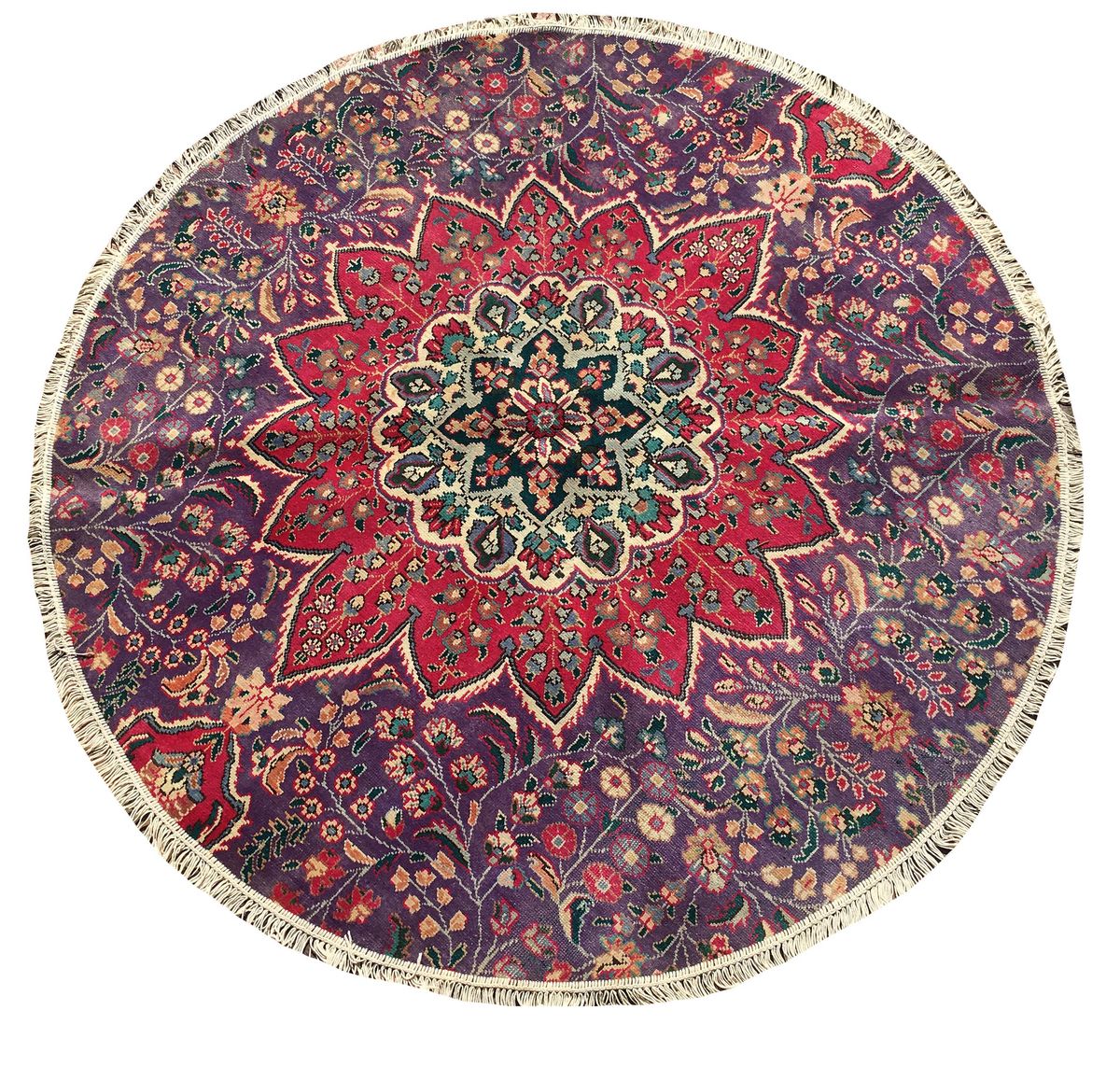 Hereke Carpets - Handmade Round Iran Tabriz | Shop Today. Get it ...