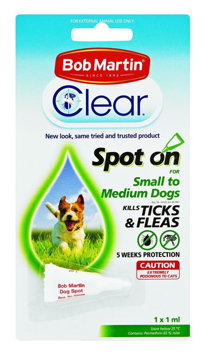 Bob Martin - Spot On- Small To Medium Dogs - 1ml x 2 | Shop Today. Get ...