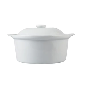 Kitro White Porcelain Round Casserole Dish | Shop Today. Get it ...