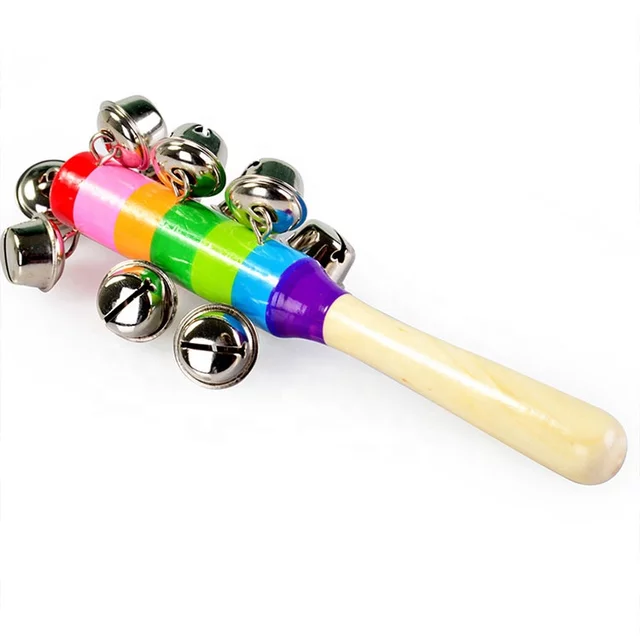 Wooden Rattle with Bells Set of 2 | Shop Today. Get it Tomorrow ...