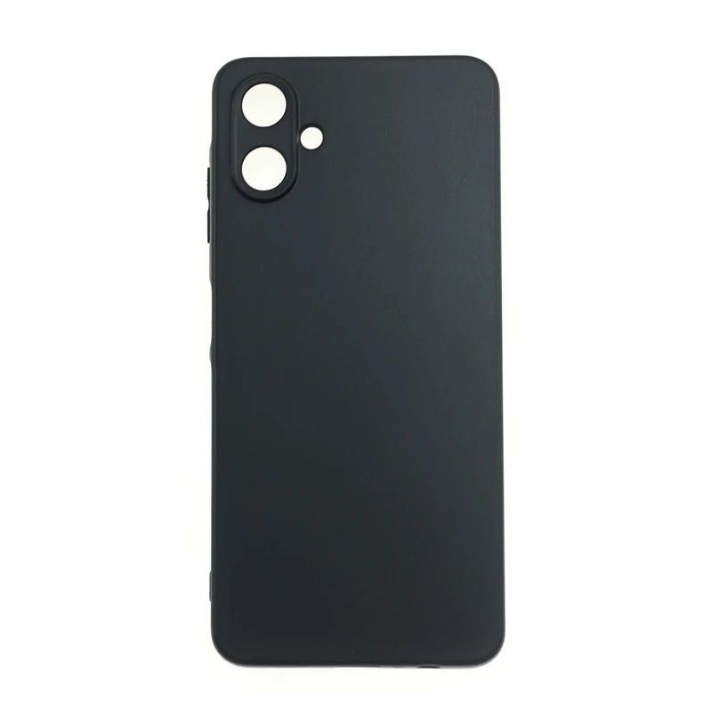 Silicone Cover For Samsung Galaxy A06 - Black Silicone Cover For A06 ...