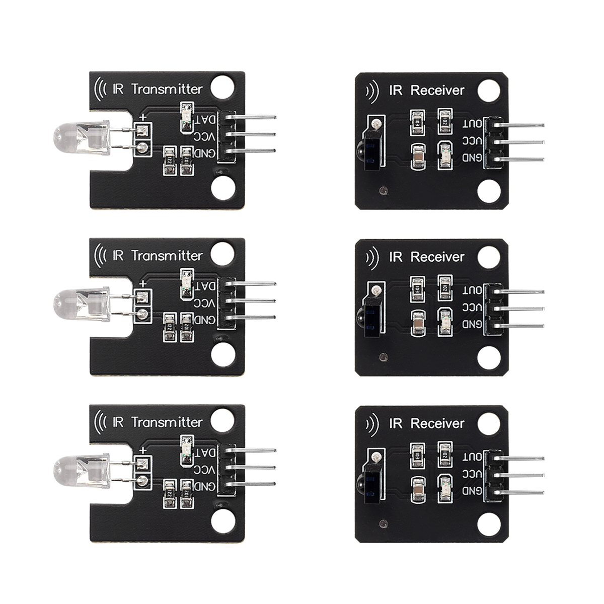 38Khz Ir Receiver Ir Transmitter Sensor Module Kit IR Digital 38KHz ...