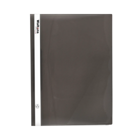 Primeline- Smokey/Grey Polypropylene Ribbed Presentation Folder A4 W52 ...