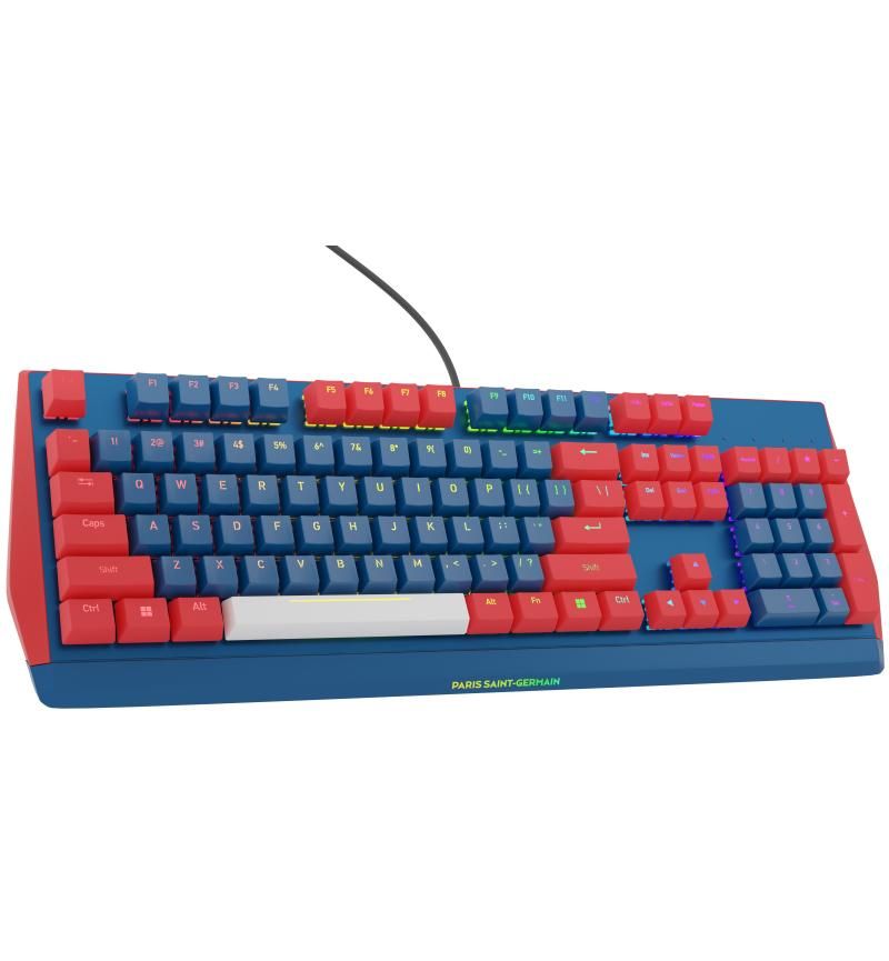 OCPC Paris Saint-Germain 104 Key USB Gaming Keyboard - RGB - Gateron ...