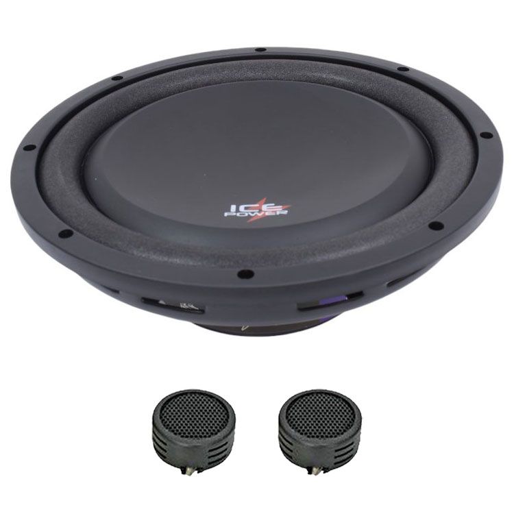 Ice Power Drizzle Series 12" 10000w Slimline Subwoofer 7 Evo Tweeters ...