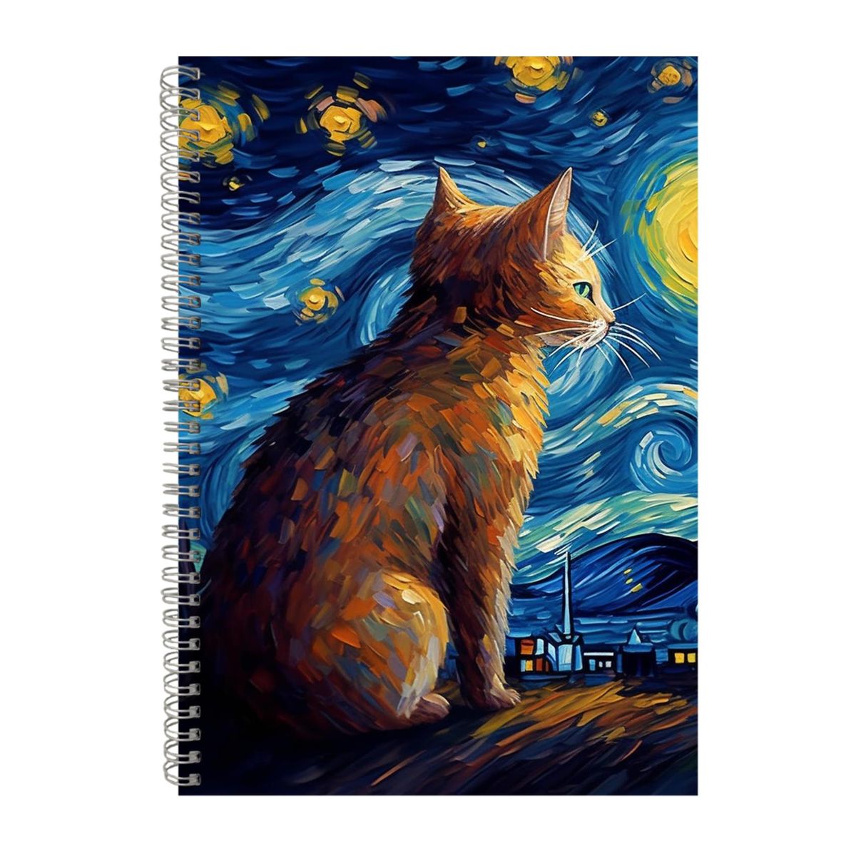 BOBCAT Starry Night Notebook Gift Idea A4 NotePad 110 | Shop Today. Get ...