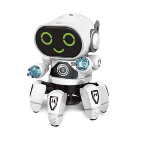 Smart Electric Dancing Robot with Flashing LED Lights & Music B4349 ...