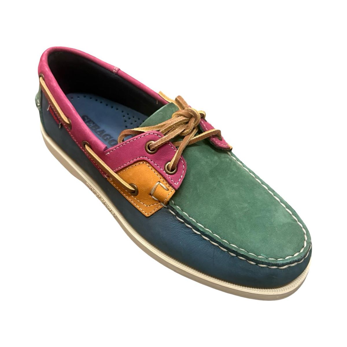 Sebago Docksides Leather Boat Shoe For Men - Multicolor | Shop Today ...