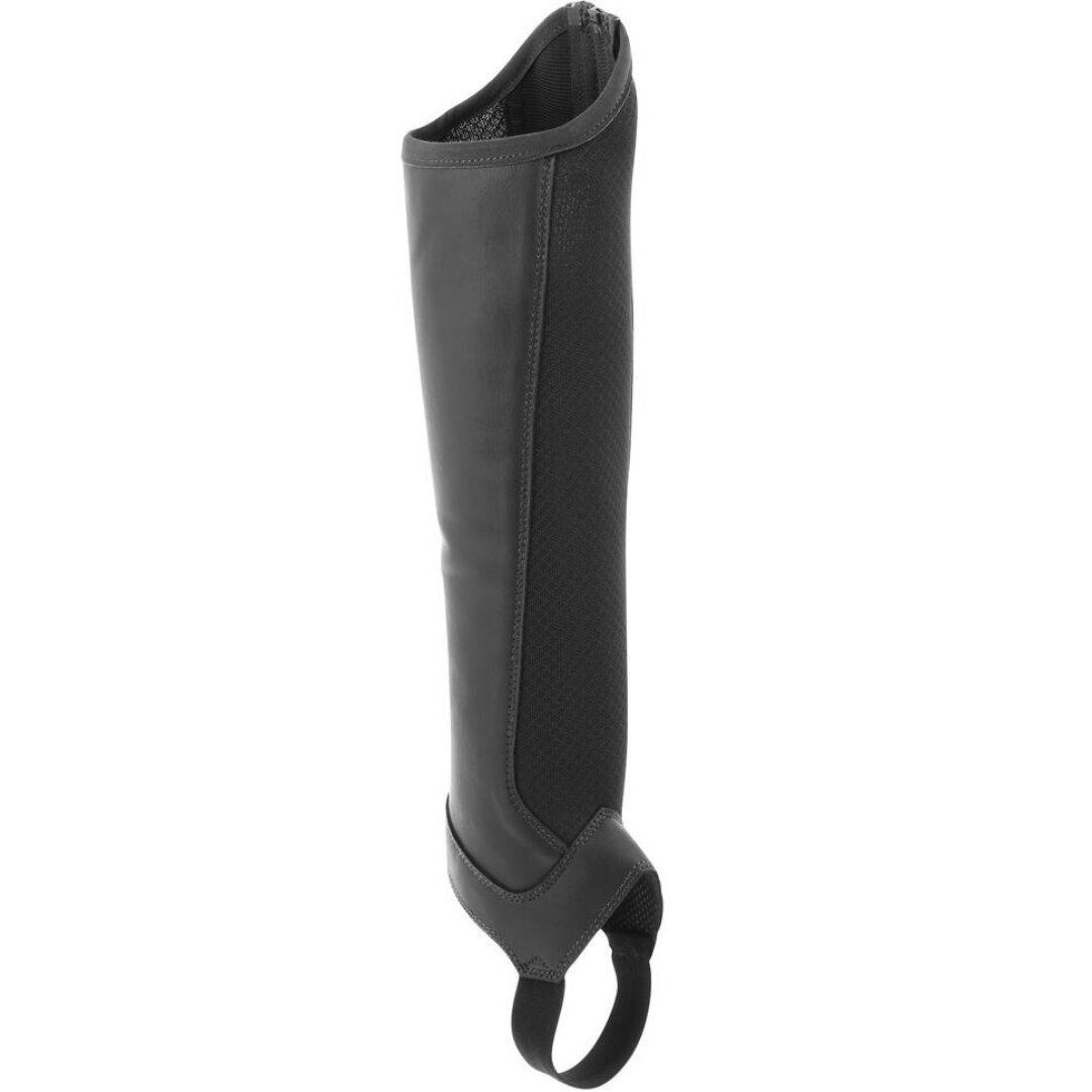 Fouganza Mesh 100 Horse Riding Half-Chaps - Short - Black | Shop Today ...