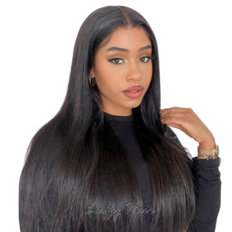 VSP 20inch Straight Human Hair-13x4 Glueless Brazilian Full Frontal Wig ...