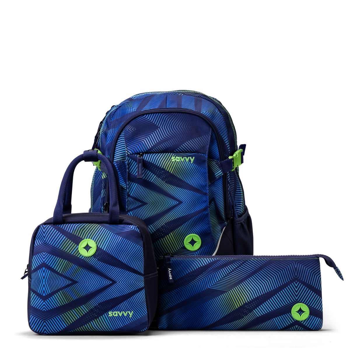 Savvy - Large Orthopaedic Backpack School Bag 3-Piece Set | Shop Today ...