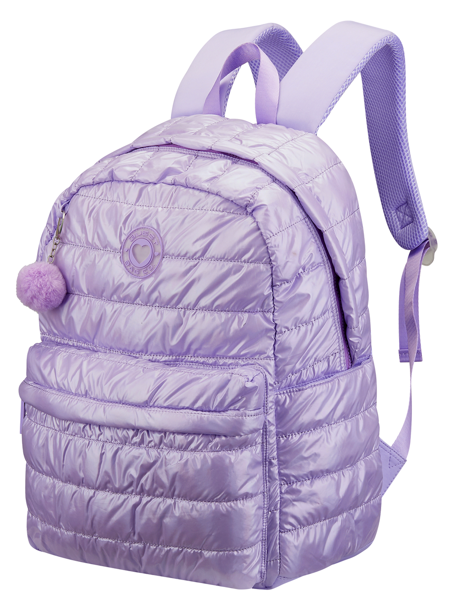 Quest Crinkle-Pop Backpack - Lilac, Kids School Bag with Compartments ...