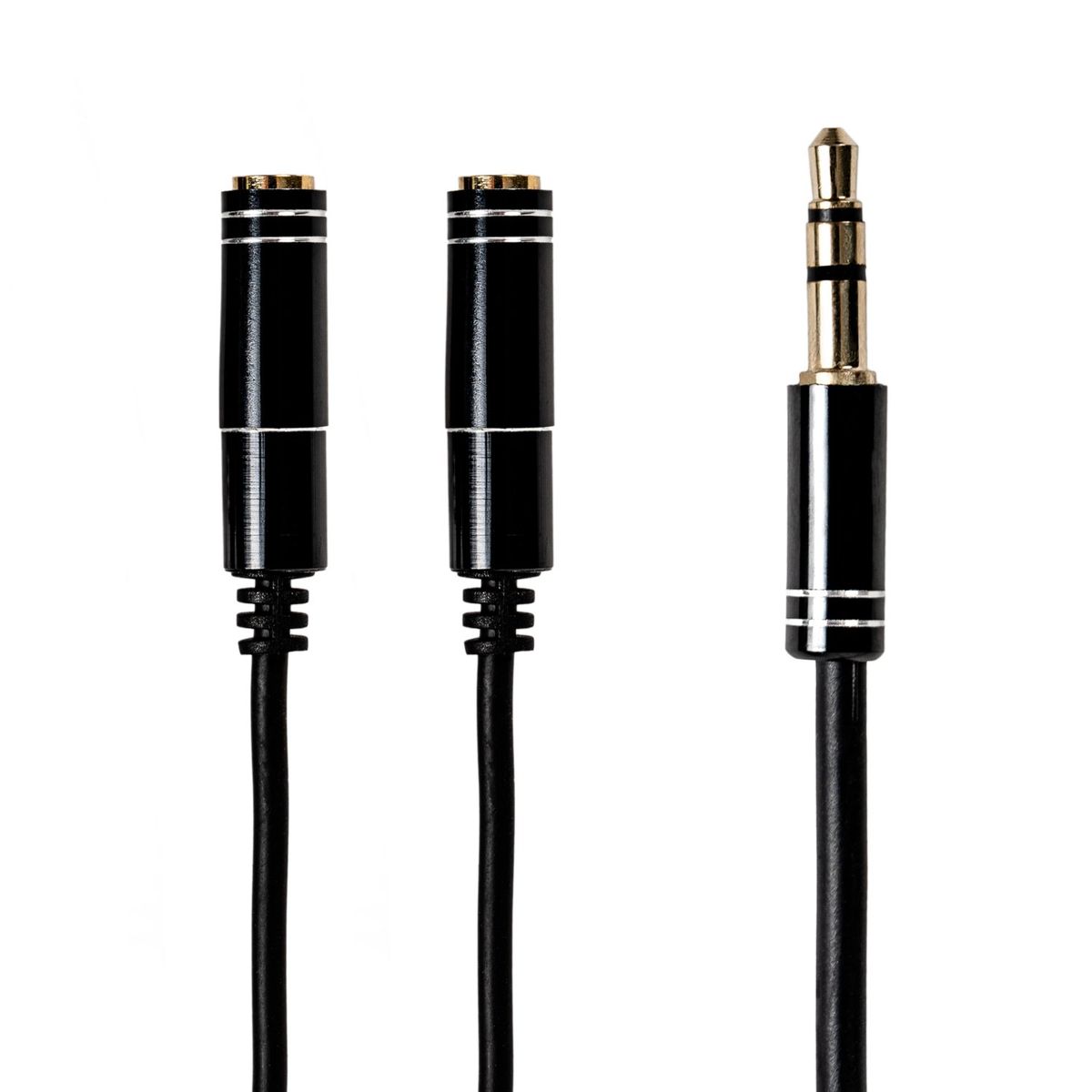 Gizzu 3-Pole Audio Splitter Cable - Black | Shop Today. Get it Tomorrow ...