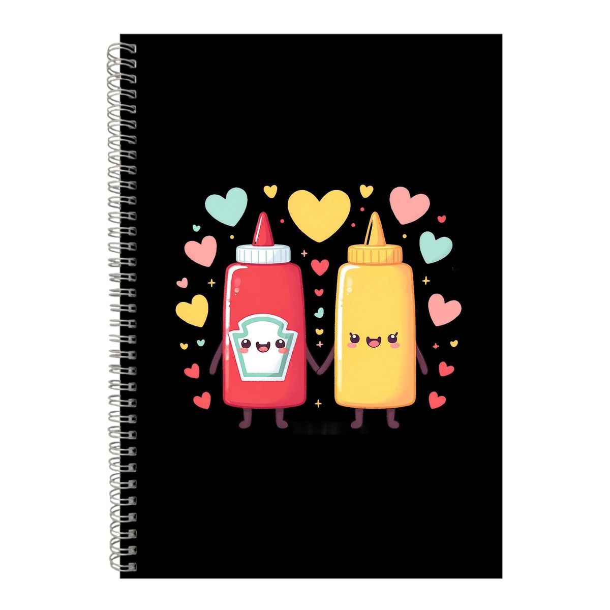 Tomato A4 Notebook Spiral Lined Matching Couples Graphic Notepad ...