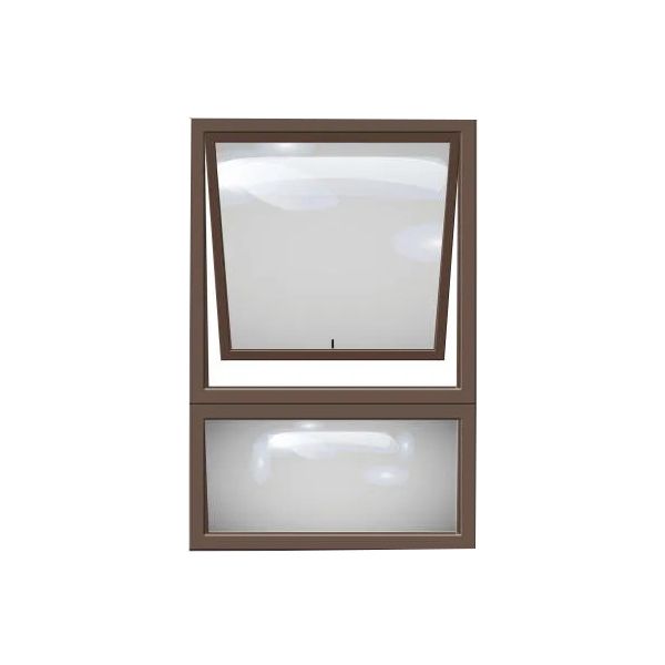 Aluminium Window PT69 Bronze 600W X900H - Frosted Glass | Shop Today ...