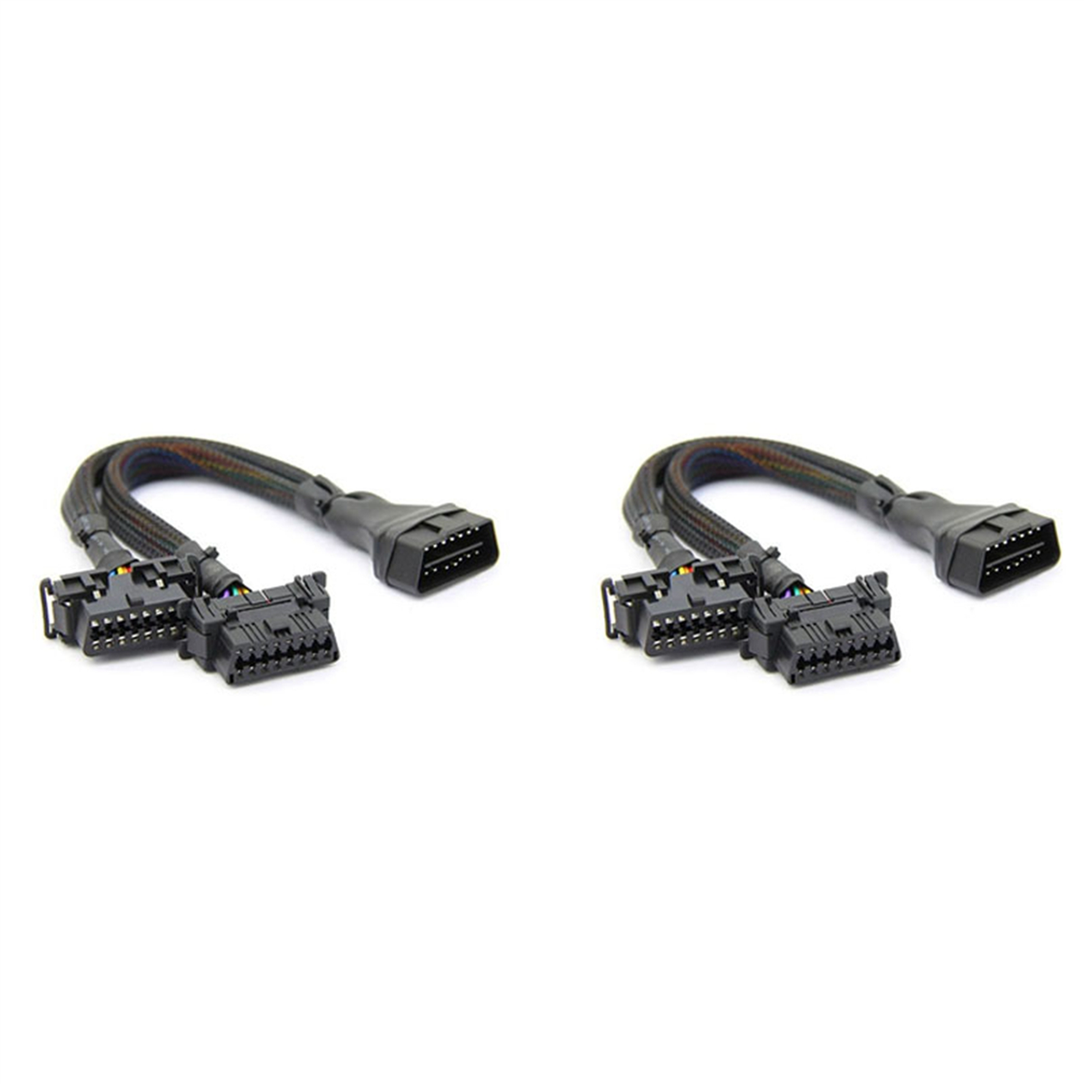 Obd2 Cable Obdii Male To 2 Female Splitter Car Computer Socket 30Cm ...