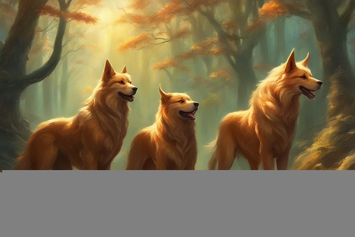 Wild Wolves Roam Fall Woods Poster - A1 Large Poster | Shop Today. Get ...
