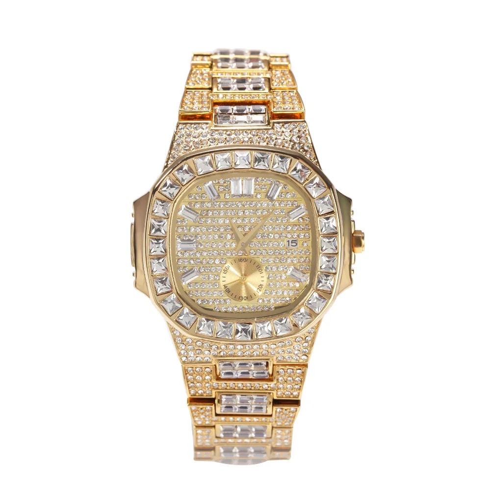 Icy Gold Baguette Watch for Men | Shop Today. Get it Tomorrow ...