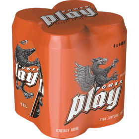 Power Play Original Energy Drink Cans 4 x 440ml | Shop Today. Get it ...
