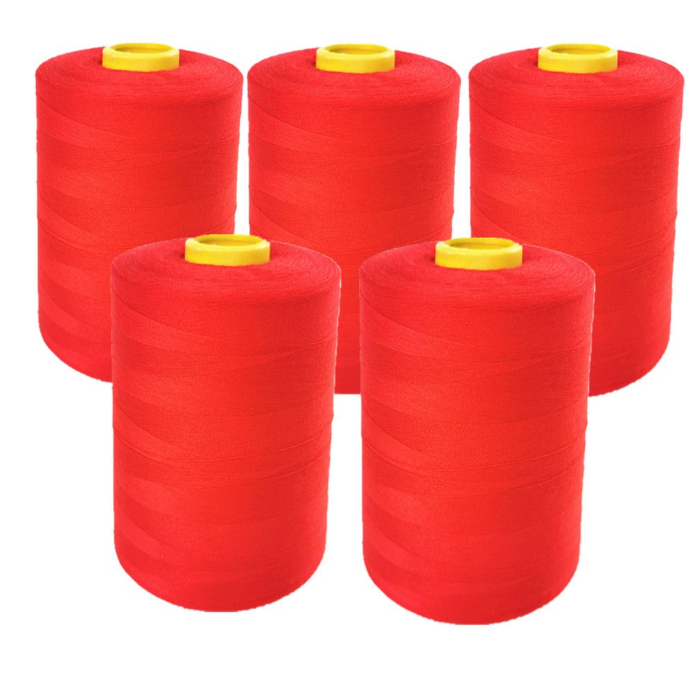 5 x Cotton Thread Sewing Thread Reel String For Sewing Machine 3000m ...