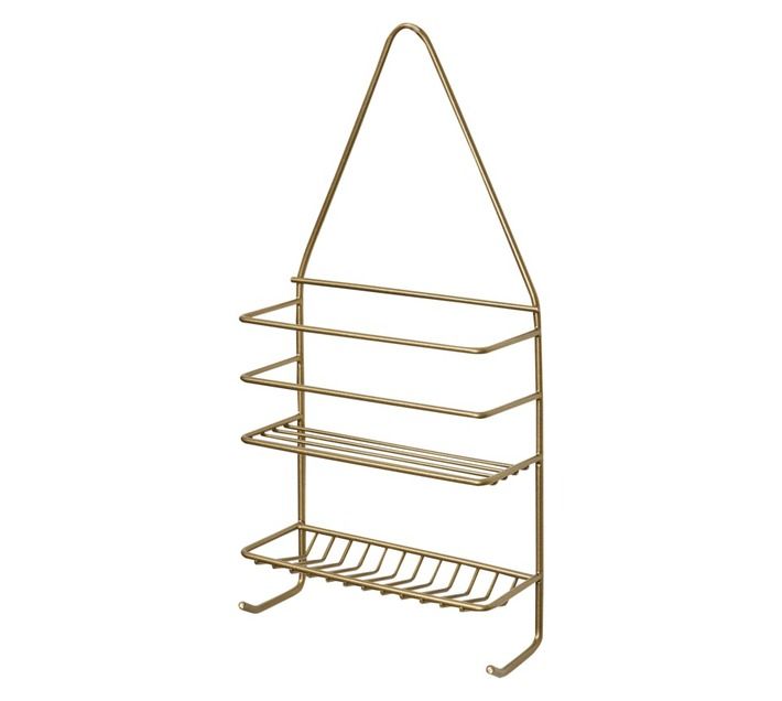 Medium Shower Caddy Gold 205 x 86 x 457 mm | Shop Today. Get it ...