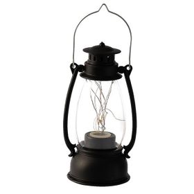 Retro Lantern Simulation Oil Lamp Table Decor - Battery Operated/13cm ...