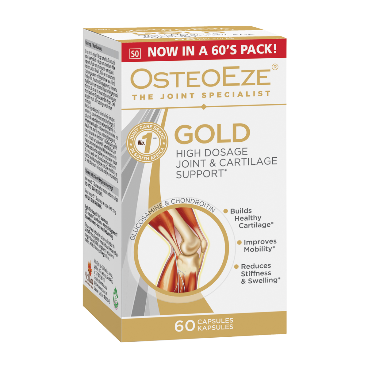 OsteoEze Gold Capsules - 60's | Shop Today. Get it Tomorrow! | takealot.com
