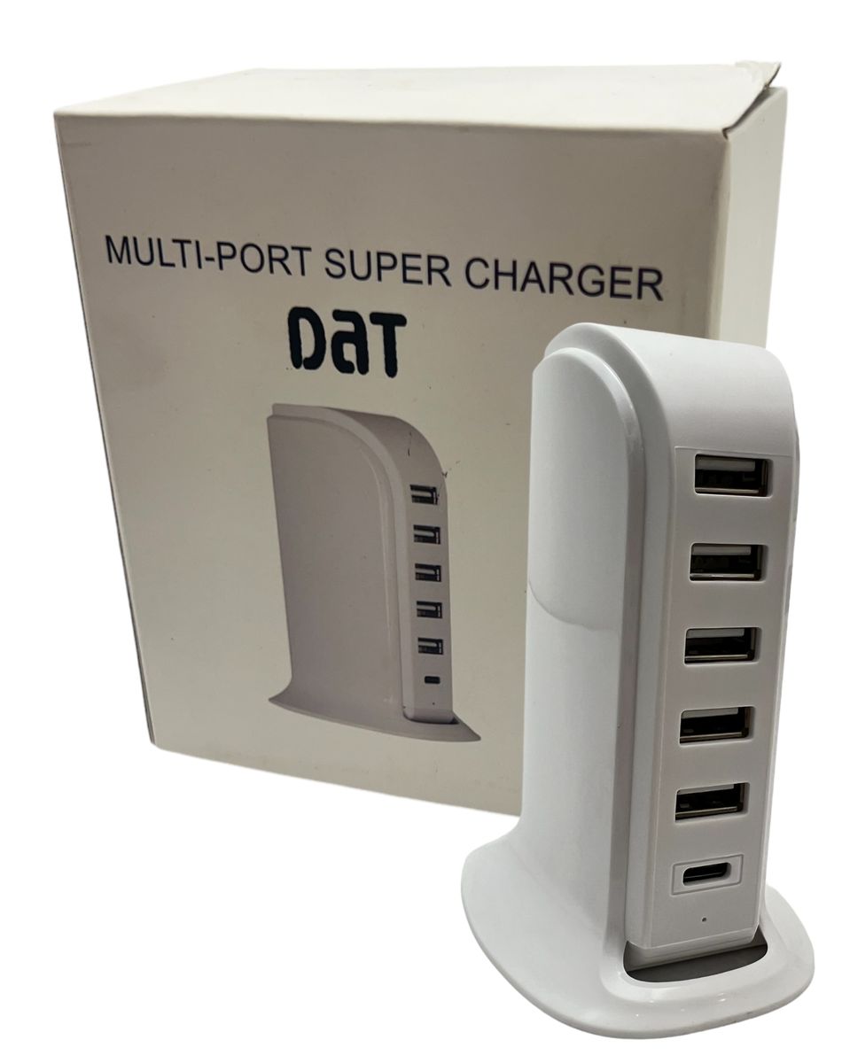 Dat 5 USB + Type C super power charger adapter | Shop Today. Get it ...