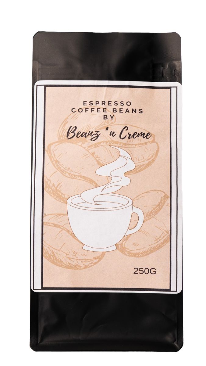 Beanz n Crème Espresso Blend Coffee Beans 250g | Shop Today. Get it ...