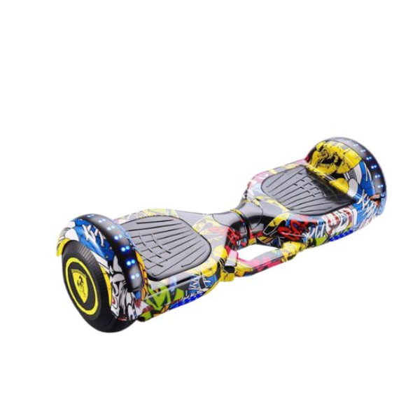 6.5" Smart Balance Hoverboard with Bluetooth and Remote- Multicolor ...