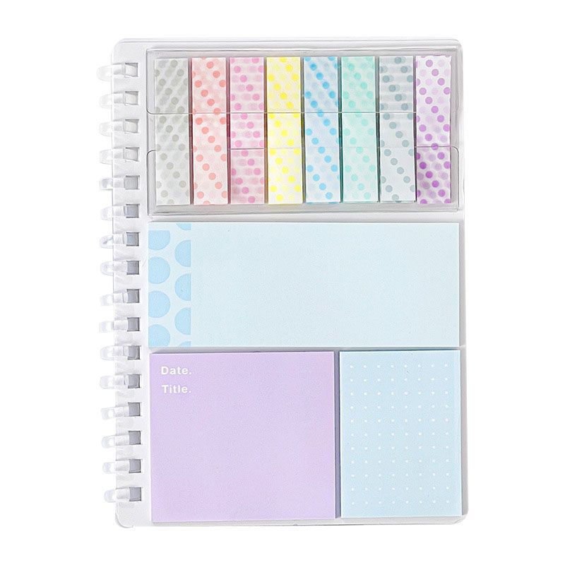 Sticky Notes Set, 256 Sheets Self-Stick Note Pads Book, Bright Colors ...