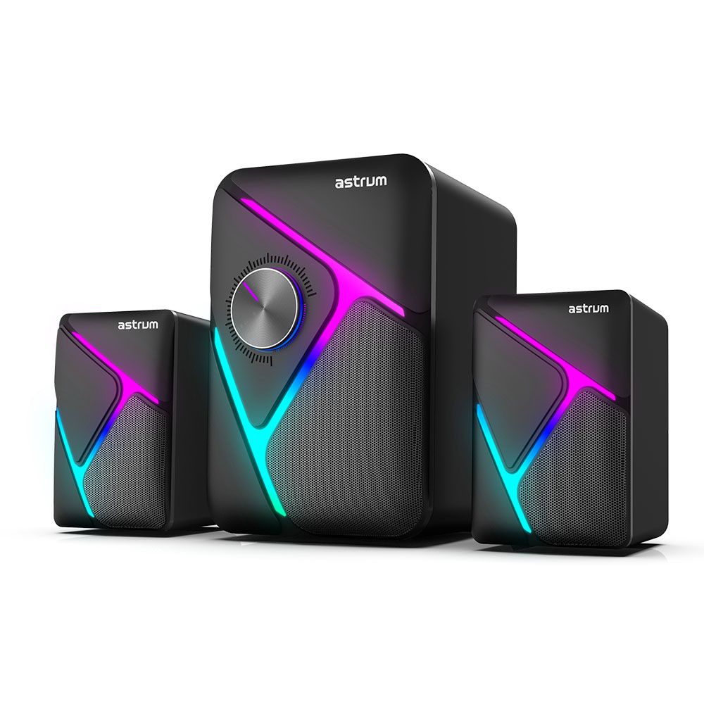 Astrum SM030 2.1CH Gaming Speaker, Subwoofer, RGB LED, USB Powered ... Astrum SM030 2.1CH Gaming Speaker, Subwoofer, RGB LED, USB Powered ...