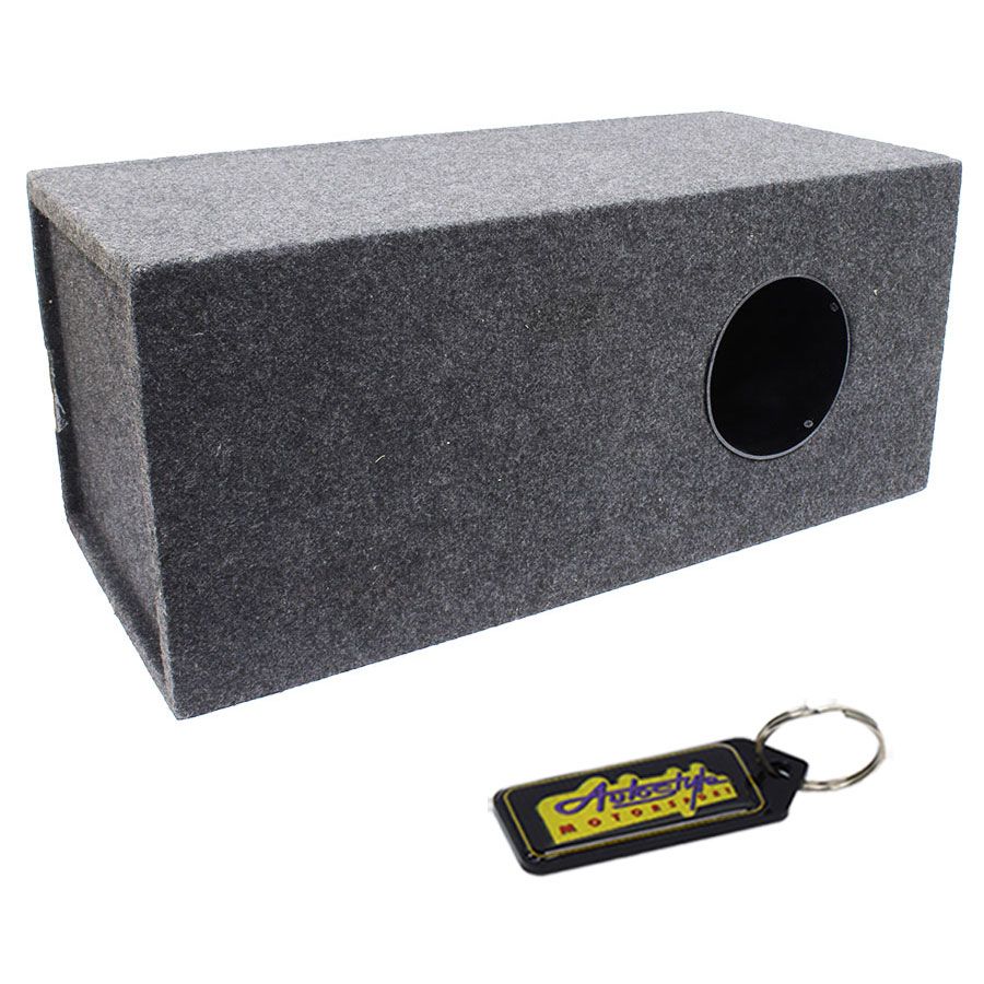 10" Single Bandbass Subwoofer Box Enclosure & Gel Key Holder | Shop ...