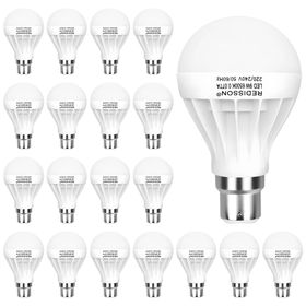 Redisson LED 9w A60 Light Bulb B22 7 Year 680 Lumens Medium Base 6500K ...
