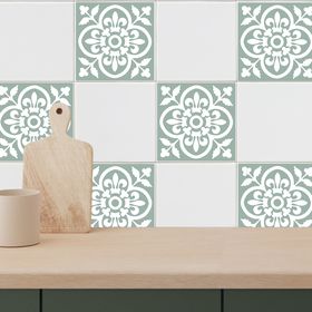 Green Pattern Tile Stickers | Shop Today. Get it Tomorrow! | takealot.com