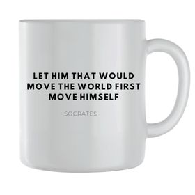 Move himself Coffee Mugs for Men Women Motivational Sayings Graphic Cup ...