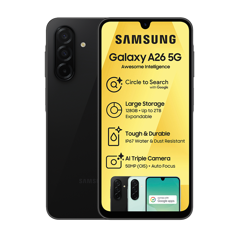 Samsung Galaxy A26 5G 128GB Dual Sim - Black | Shop Today. Get it ...