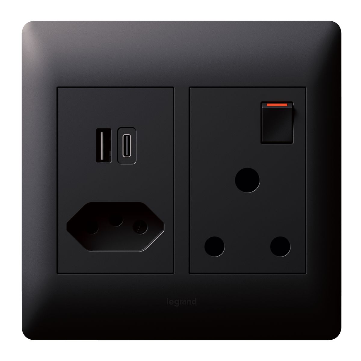 Legrand - Ysalis - New and old RSA monoblock socket + USB type A&C 4x4 ...