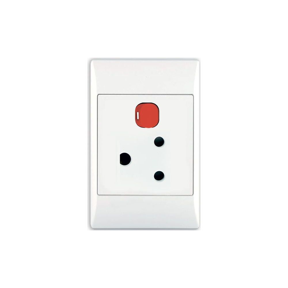 ACDC - 1x16a Dedicated White Switched Socket Outlet 2x4 | Shop Today ...