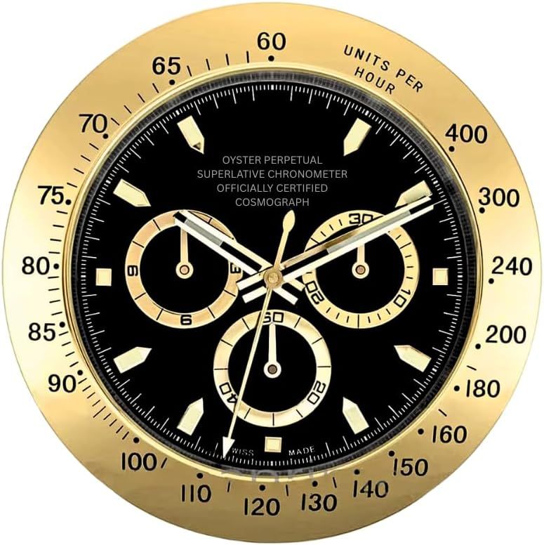 Cosmograph Daytona, specifically styled in gold with a black dial | Shop Today. Get it Tomorrow ...