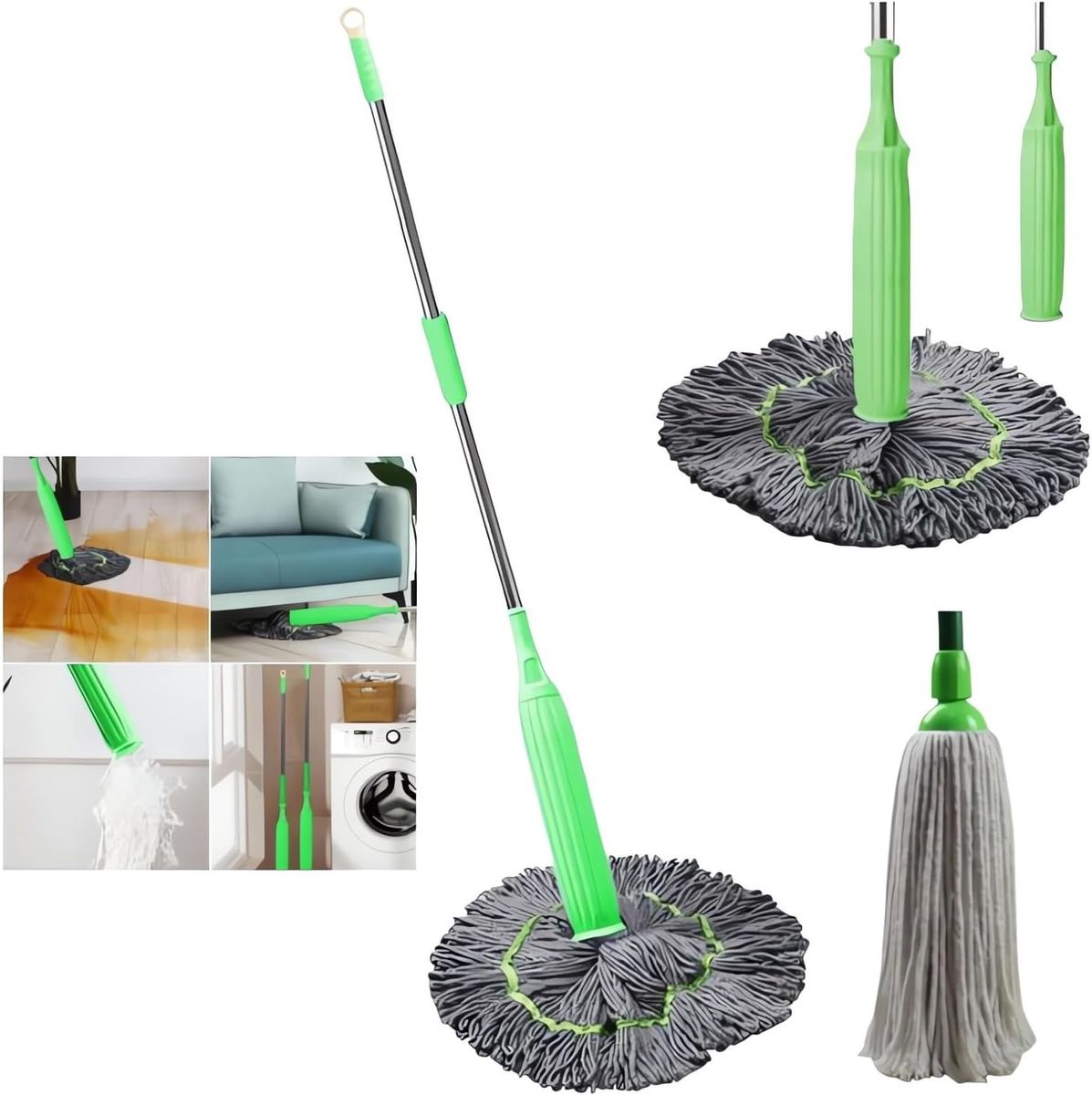 360 Degree Spin Round Wall Cleaning Mop | Shop Today. Get it Tomorrow ...