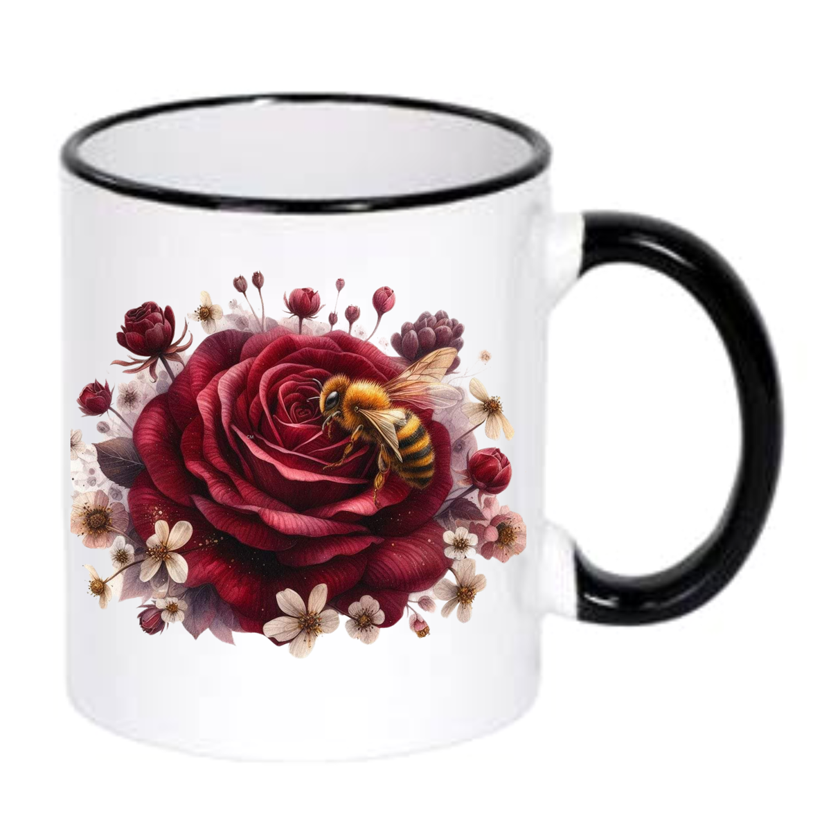 Bee on Rose Ceramic Magic Colour Changing Mug (Standard 11Oz) | Shop ...