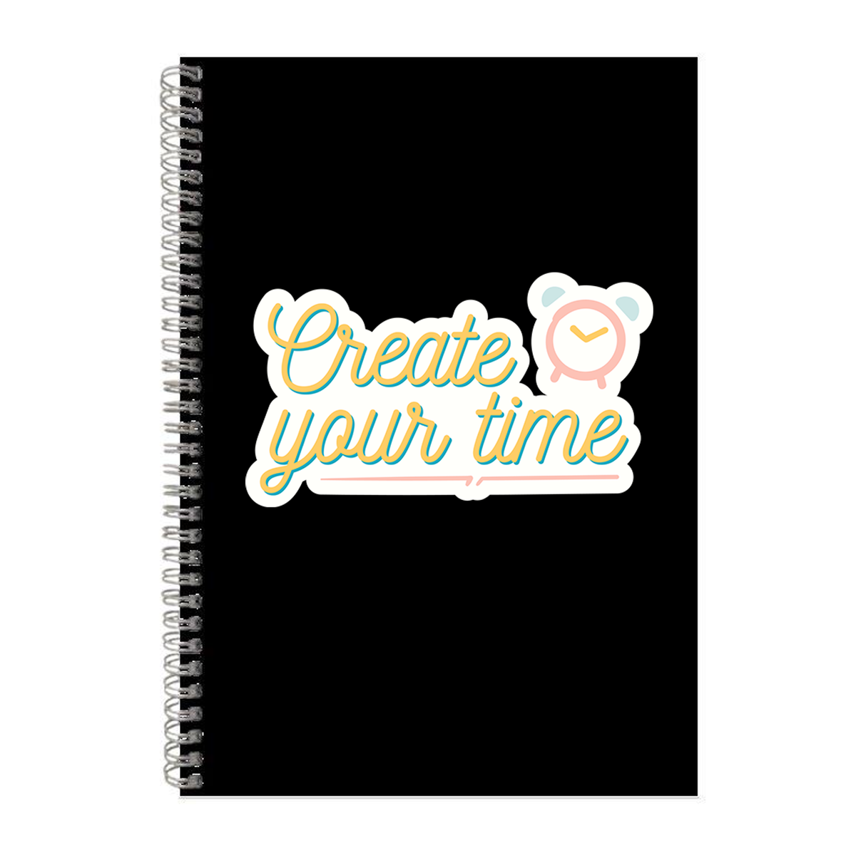 Create your time Motivational A4 Notebooks for Women Graphic Present ...