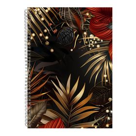 Plant A4 Notebook Spiral and Lined Magical Jungle Graphic Notepad Gift ...