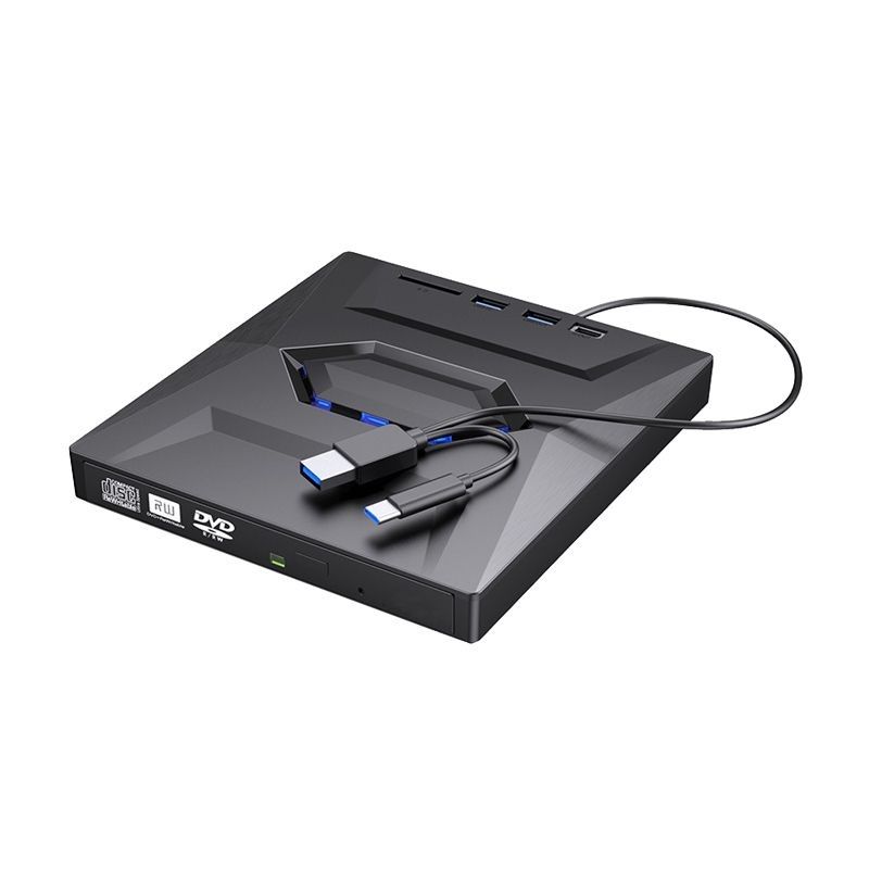 Type C USB 3.0 External CD DVD RW Optical Drive DVD Burner BLACK | Shop ...